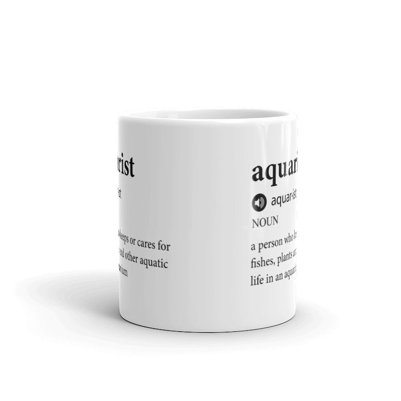 Aquarist Definition Mug, Aquascaping Mug, Fish Keeper Mug, Aquascaping ...