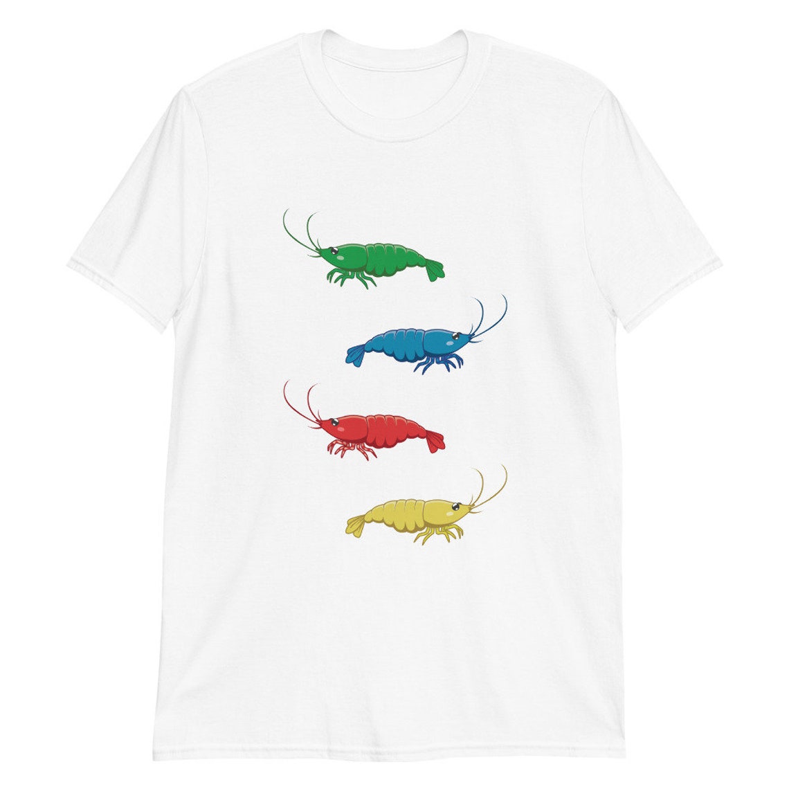 Cute Shrimp Shirt Unisex T-shirt Aquarium Gift Shirt Hobby Red - Etsy UK