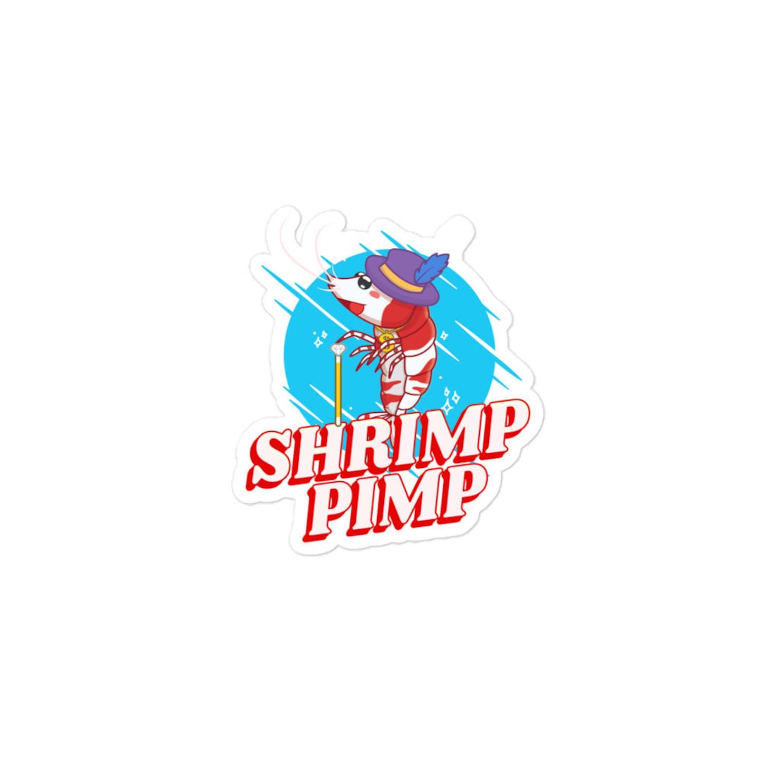 Shrimp Pimp Sticker | Shrimp Keeper Gift | Shrimp Lover | Neocaridina ...
