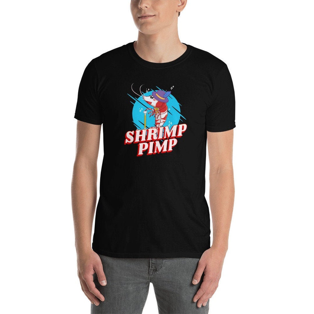 Shrimp Pimp T-shirt | Crystal Red Shrimp Shirt | Shrimp Keeper Graphic ...