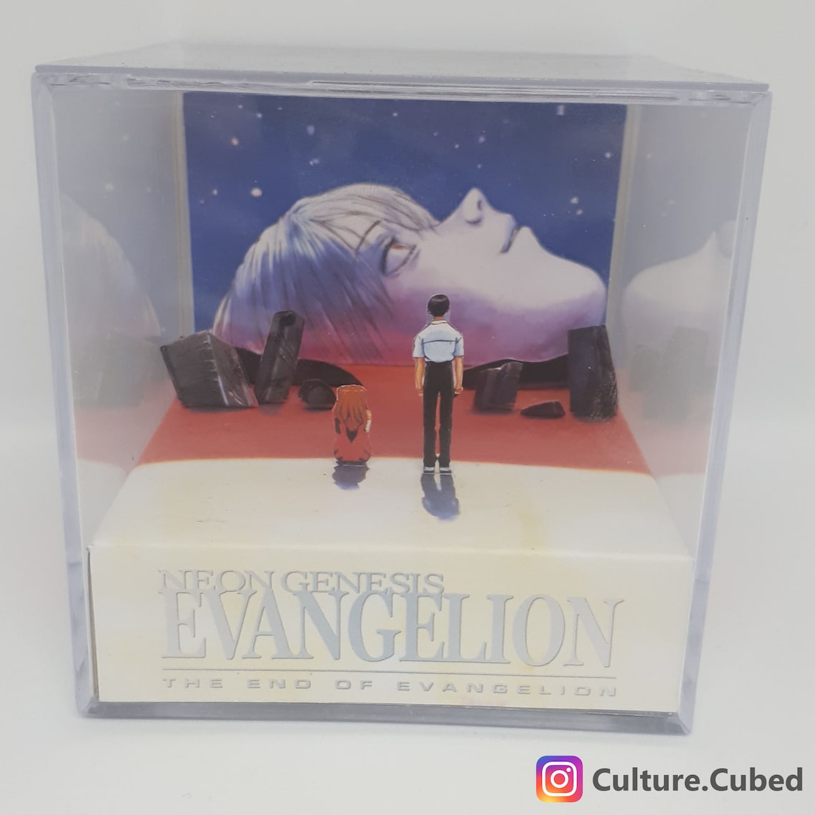 Neon Genesis Evangelion Cube Diorama | Etsy