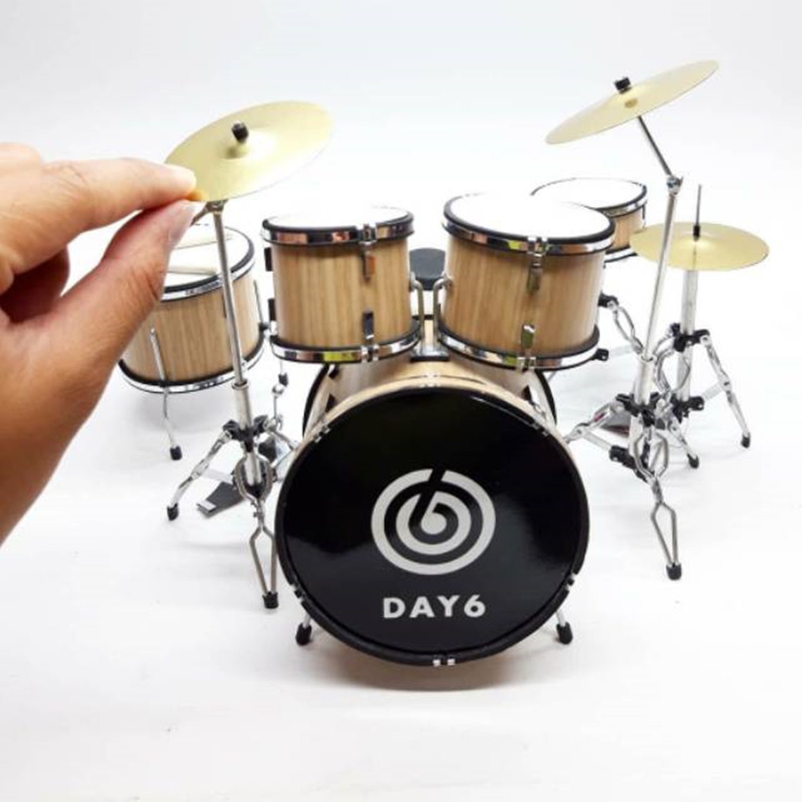 Realistic Miniature Drum Set Day6 Wood Musical Instrument | Etsy Realistic Miniature Drum Set Day6 Wood Musical Instrument | Etsy