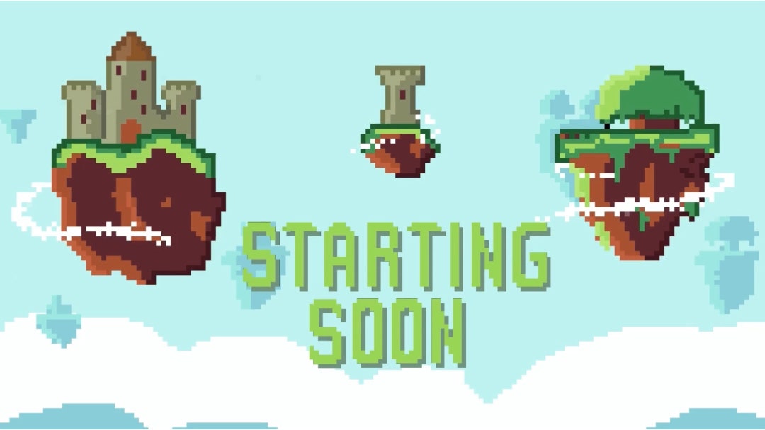 3x Animated Loading Screens ( Floating Castle ) | Starting Soon | Be ...