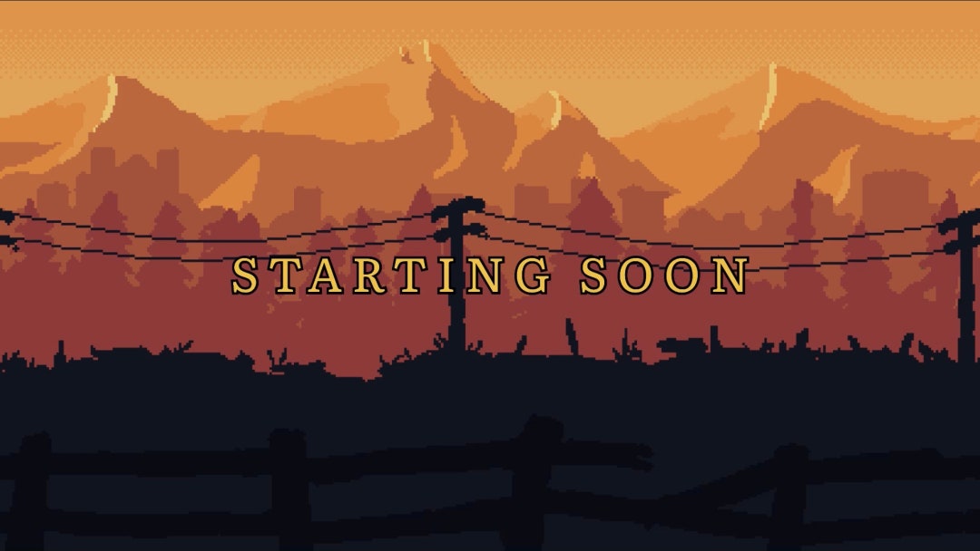 4x Animated Stream Screens ( Sunset Parallax ) | Starting Soon | Be ...
