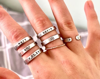 Hand Stamped Jewelry | Etsy