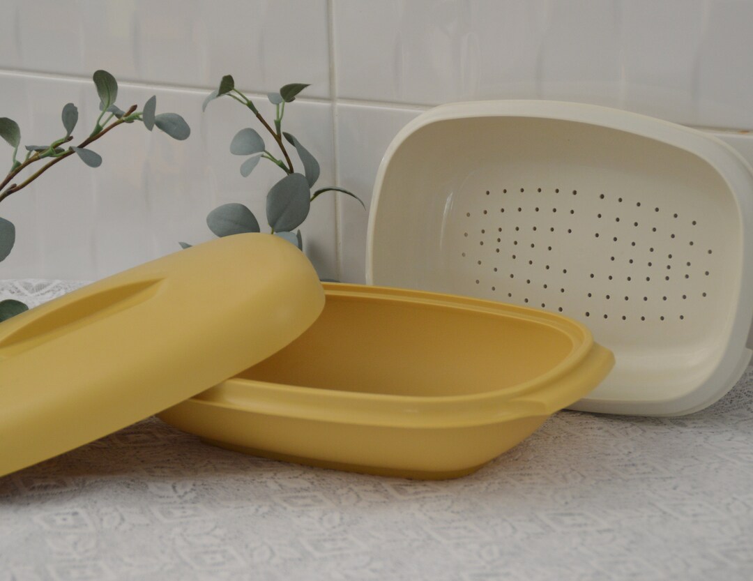 Vintage Tupperware Vegetable Steamer / 1970s Tupperware / Retro Kitchen ...