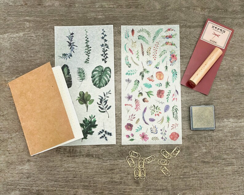 Bullet Journal Kit, Bullet Journal Starter Kit gold Ink Dragonflystamp ...