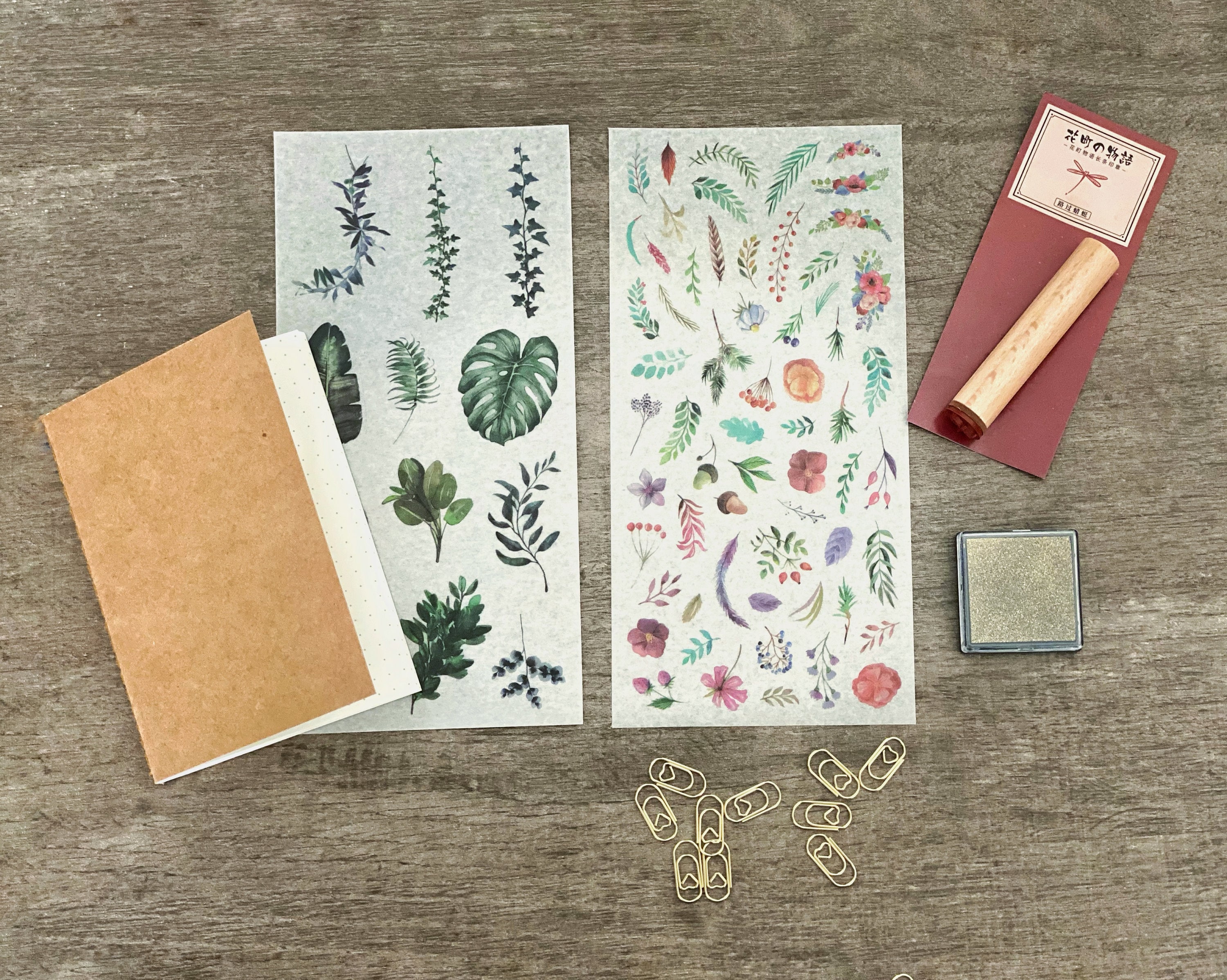 Bullet Journal Kit, Bullet Journal Starter Kit gold Ink Dragonflystamp ...