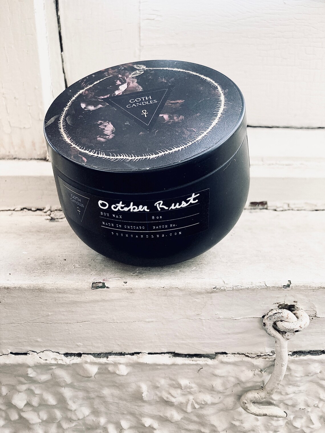 Burning Leaves Scent OCTOBER RUST Goth Candles Premium - Etsy