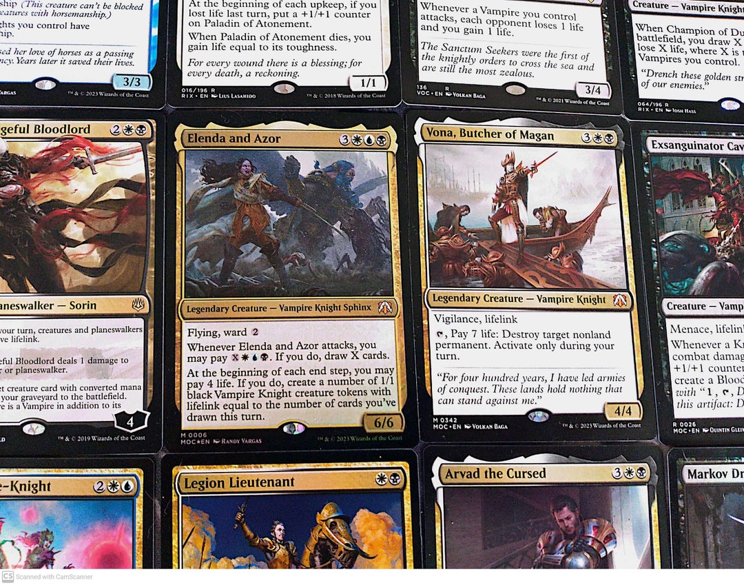 Elenda's Vampire Knights 100 Card EDH Commander Deck Premade Precon ...