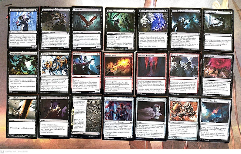 Bloodthirsty Vampires Vampire Tribal EDH Commander Deck Premade for ...