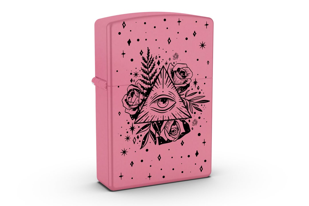 Magic All Seeing Eye Custom Engraved Lighter Personalised Cool Lighter ...