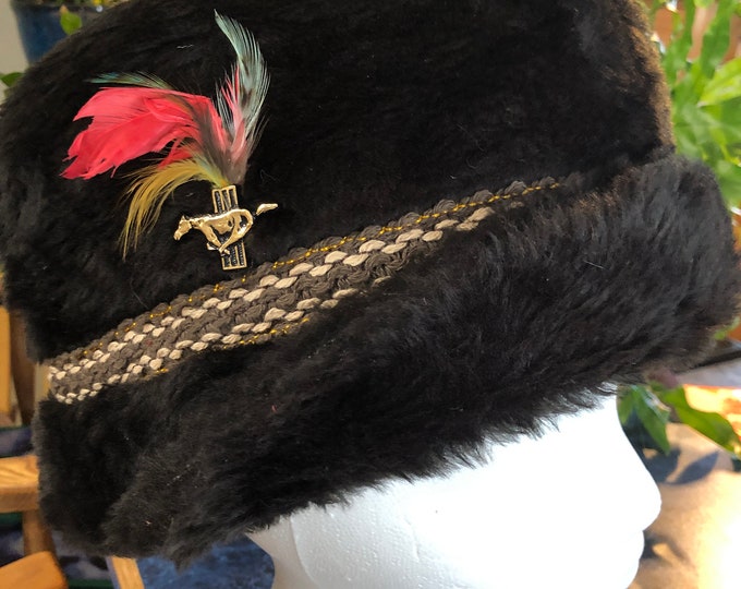 Limited Hatters Cap Millinery Workers Union Faux Fur Hat - Etsy