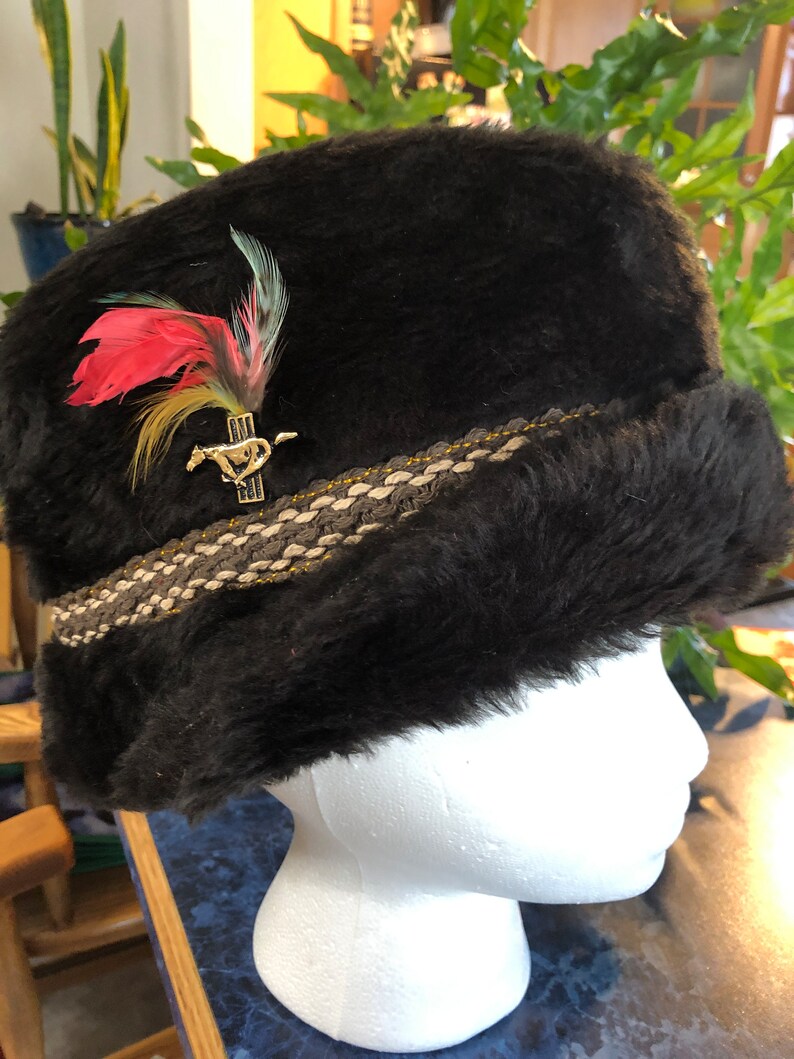 Limited Hatters Cap Millinery Workers Union Faux Fur Hat - Etsy