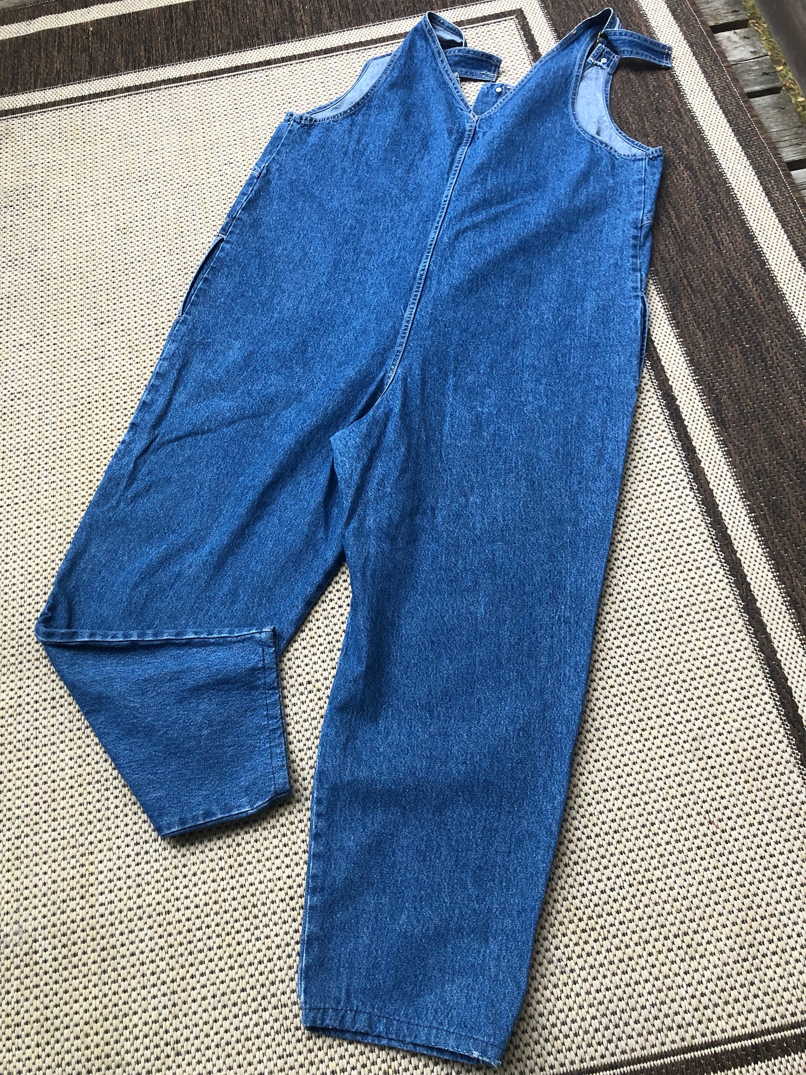 Vintage Rebel Denim Baggy Overalls - Etsy