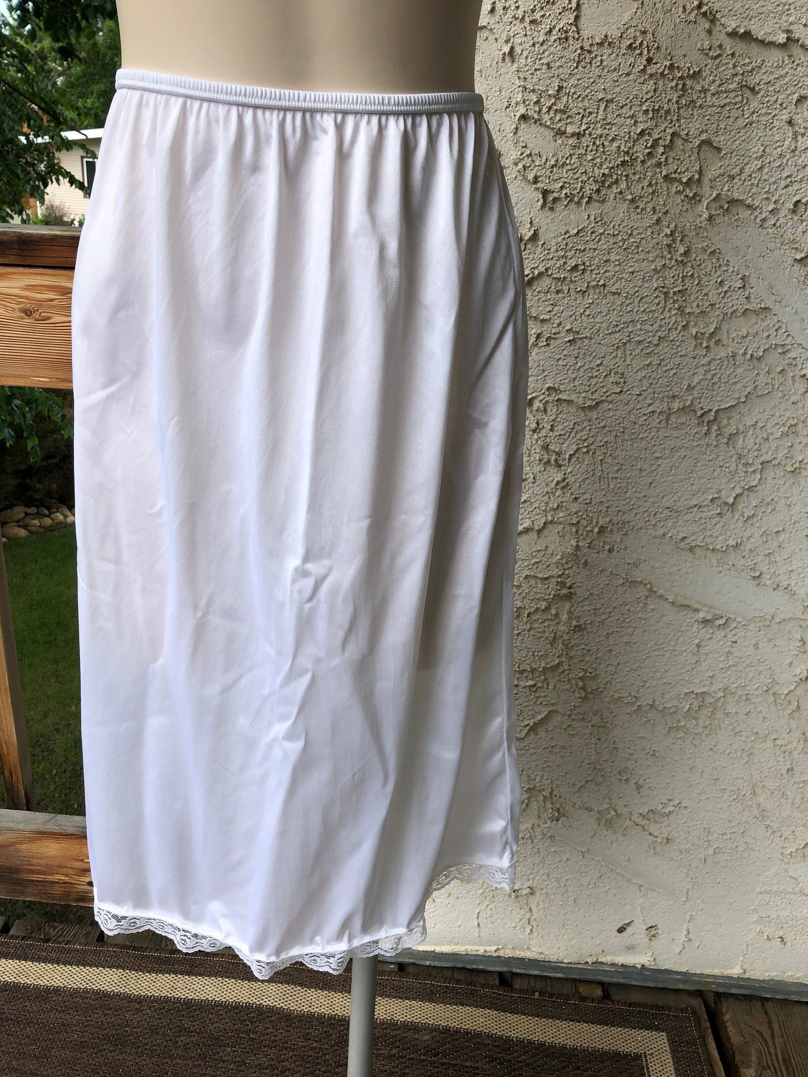 Vintage White Half Slip - Etsy