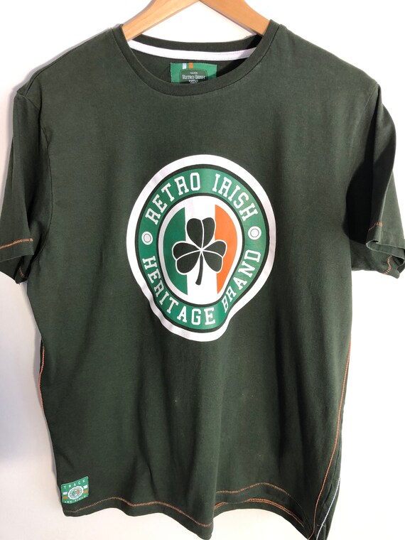 Vintage The heritage Collection Retro Irish T Shirt - Gem