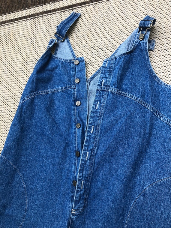Vintage Rebel Denim Baggy Overalls - Gem