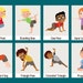 Kids Yoga Poses, Yoga Poses, Yoga Poses for Beginners, Printable Yoga ...