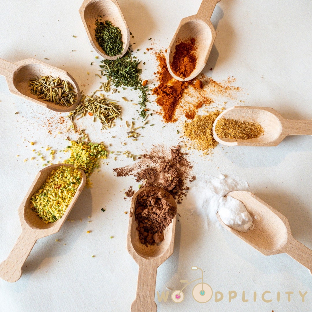 Mini Wooden Scoops for Bath Salts Epsom Salts Table Salt - Etsy