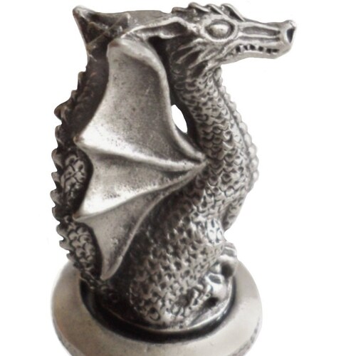 Wales Welsh Dragon Pewter and Cork Wine Bottle Stopper Hand | Etsy UK