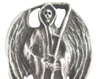 Grim Reaper Badge | Etsy