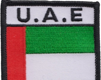 United Arab Emirates Flag Patch Iron / Sew on Clothes Bag UAE ...