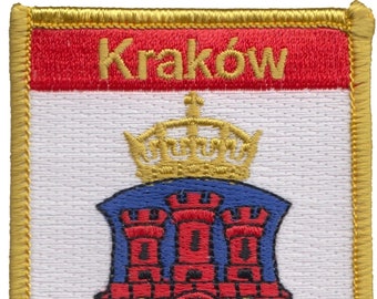 Krakow Flag World Embroidered Patch - Etsy
