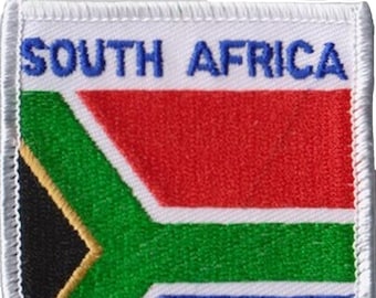 South Africa Flag Embroidered Patch - Etsy