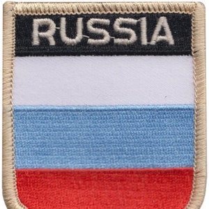 Russia Federation Flag Embroidered Patch - Etsy