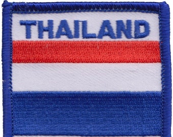 Thailand Travel Patch Embroidered Iron on Sew on Badge Souvenir - Etsy