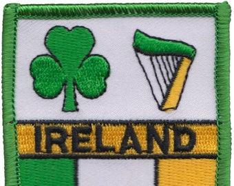 Ireland Shield Patch - Etsy