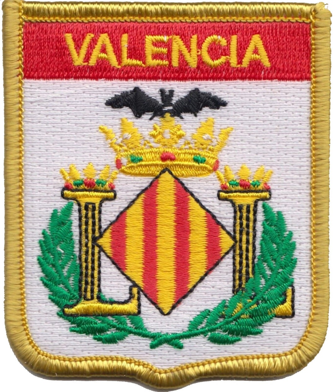 Valencia City Shield Embroidered Patch - Etsy