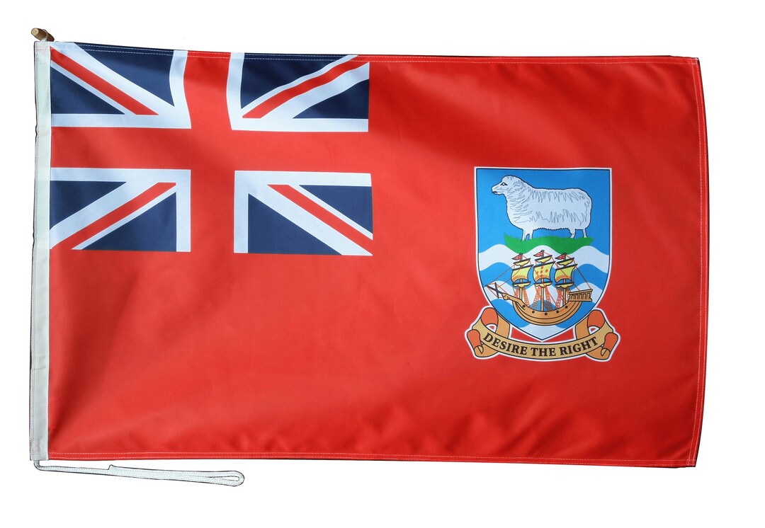 Falkland Islands Red Ensign Flag - Hand Made in the UK - Various Sizes ...