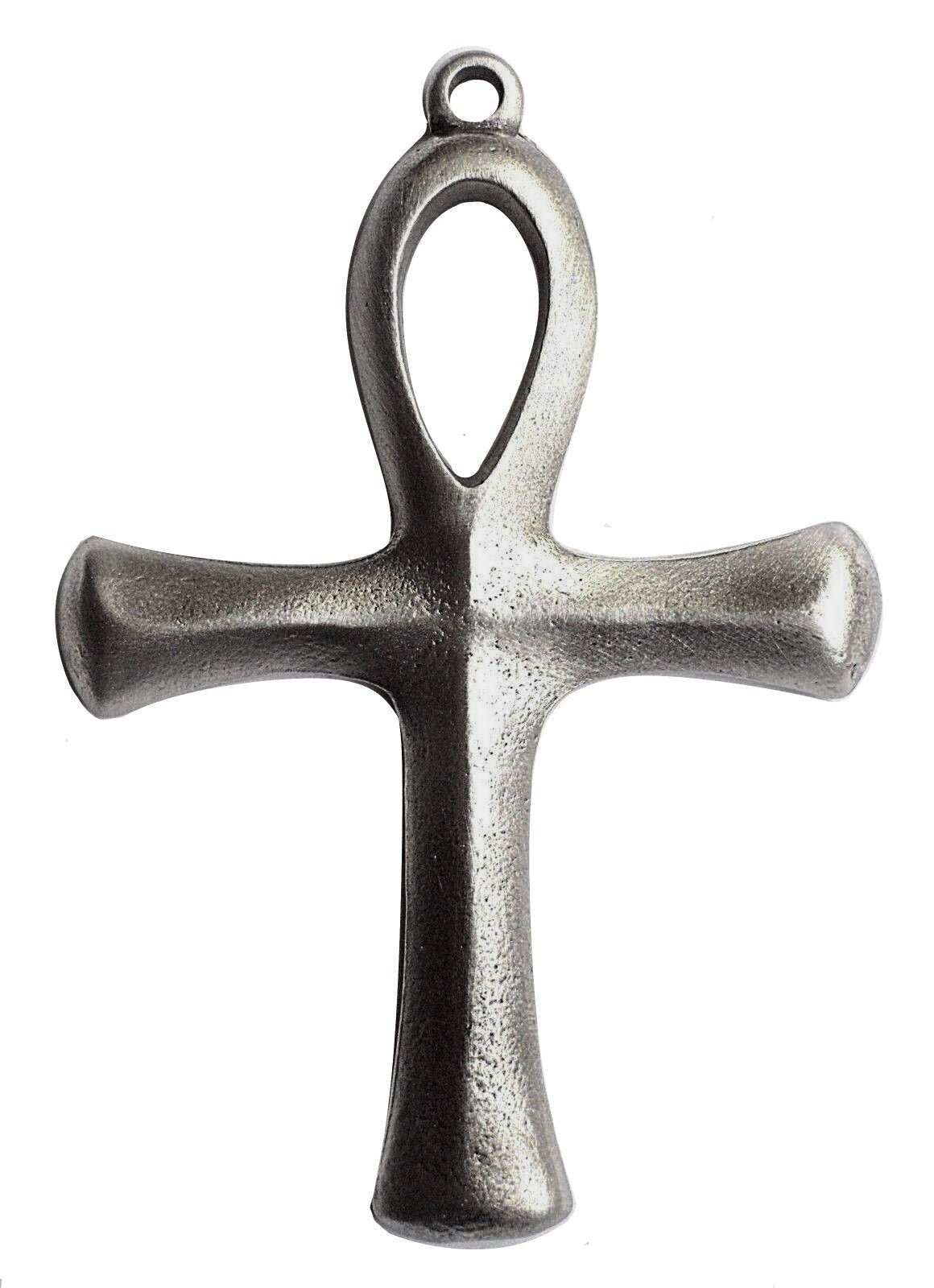 Ankh Cross Pagan Gothic Small Pewter Wall Plaque Hecho a | Etsy