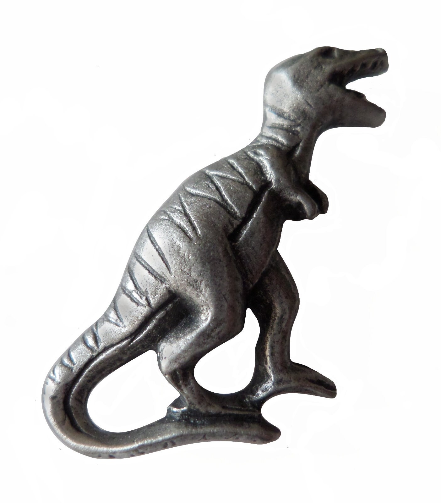 T-Rex Tyrannosaurus Rex Dinosaurio Pewter Pin Insignia Hecho - Etsy España