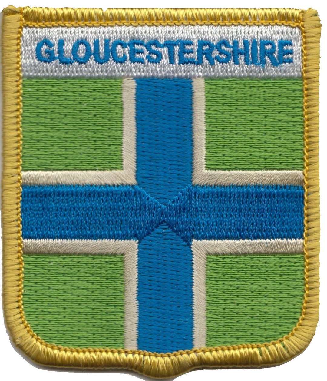 Gloucestershire Shield Embroidered Patch - Etsy