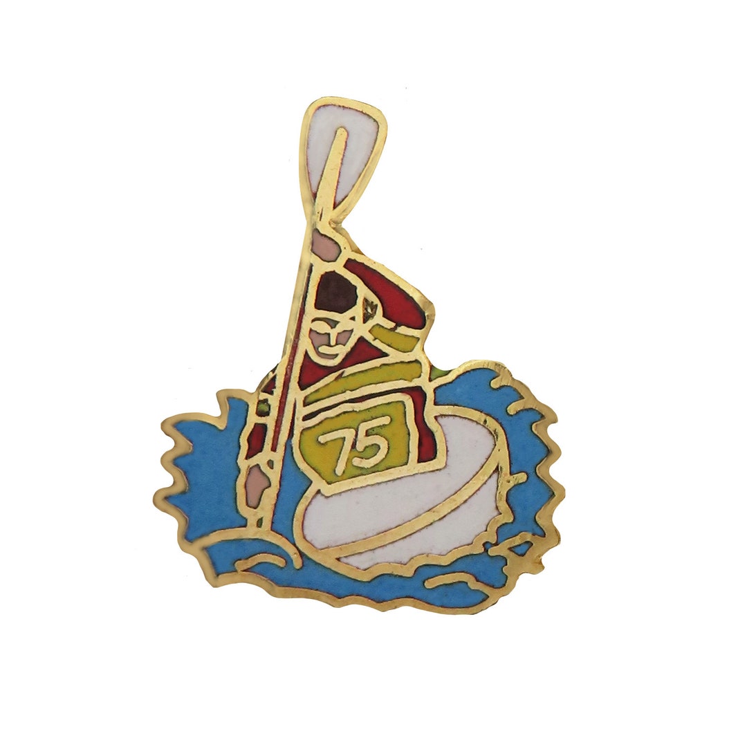 Kayak Pin Badge - Etsy