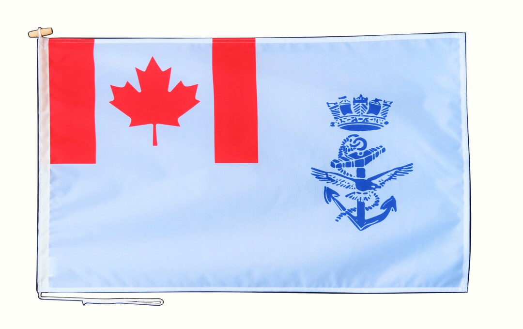 Royal Canadian Navy Ensign Flag- Hand Made in the UK - Various Sizes - Etsy