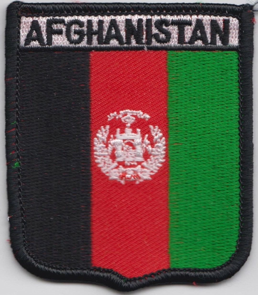 Afghanistan Flag Embroidered Patch - Etsy