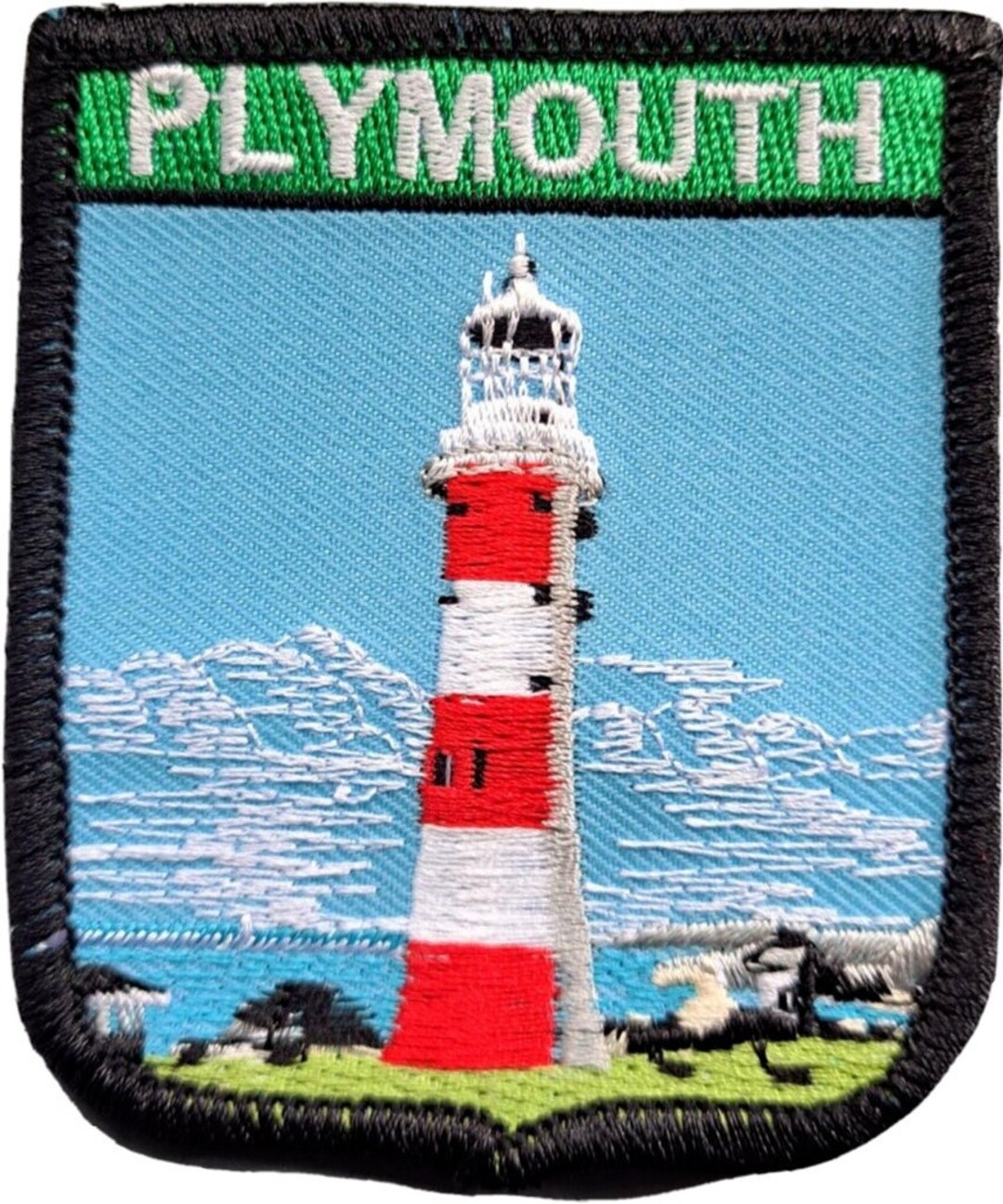 Plymouth Devon Embroidered Patch - Etsy