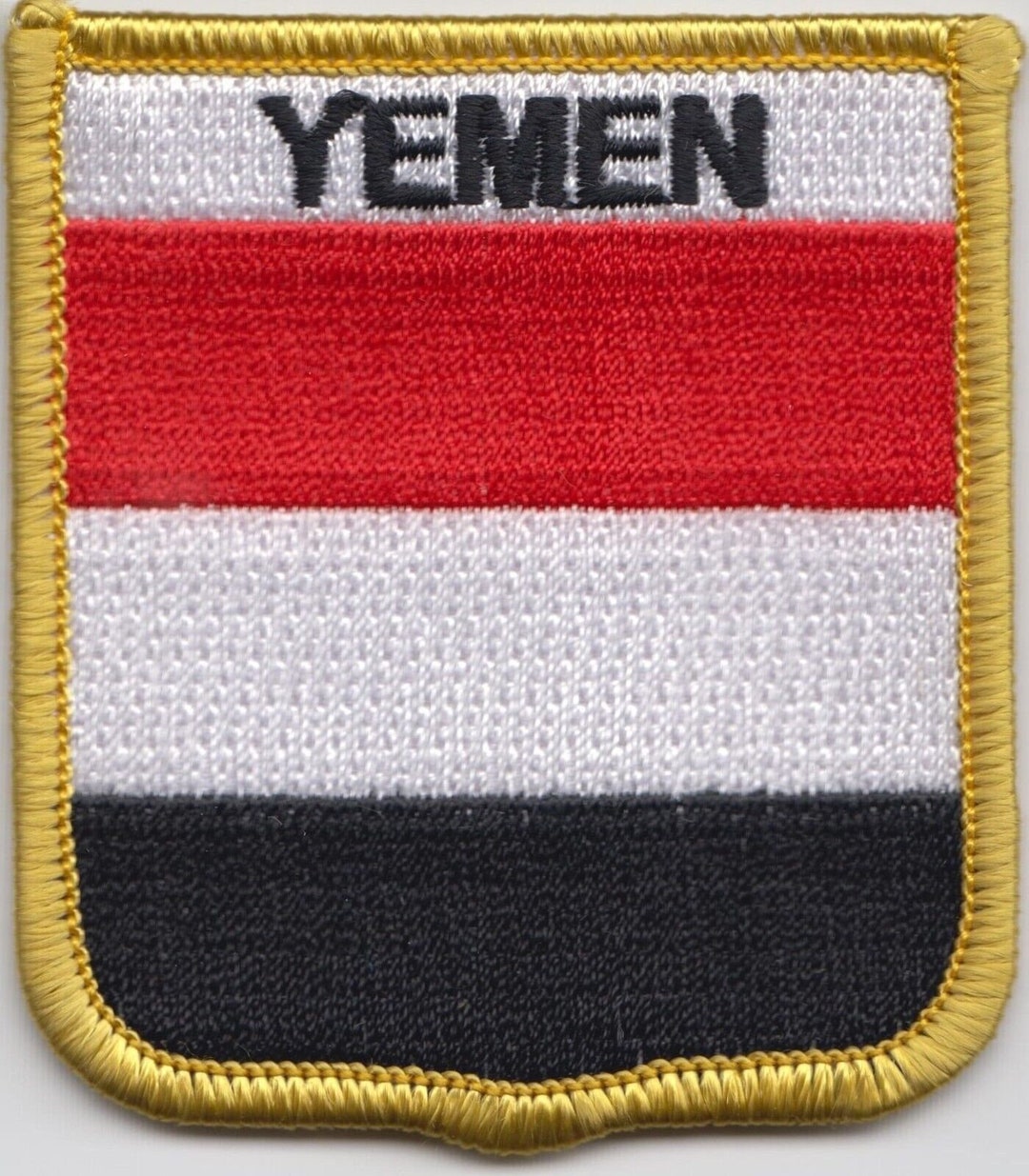 Yemen Flag Embroidered Patch - Etsy