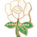 Rose Pin Badge 5 Colours to Choose From - Etsy