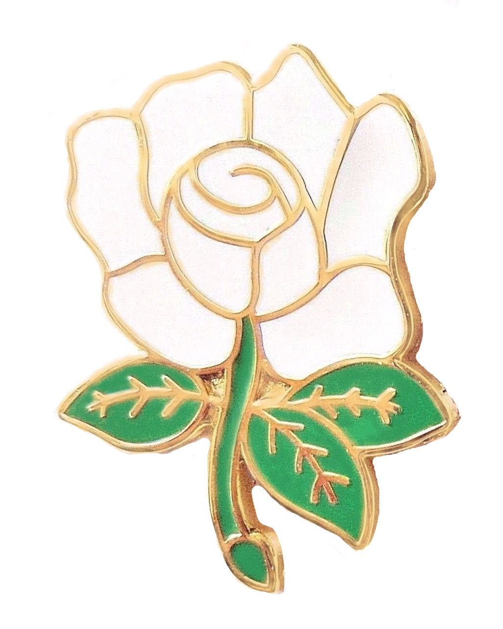 Rose Pin Badge 5 Colours to Choose From | Etsy