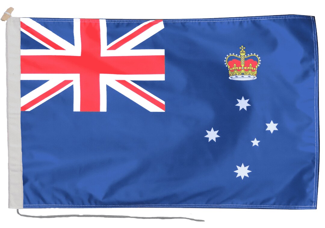 Victoria Flag With Eyelets or Rope and Toggle - Hand Made in the UK - Etsy