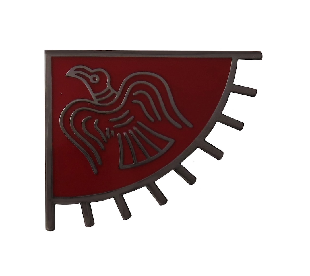 Odin's Raven Banner Viking Norse Flag Red Pin Badge - Etsy