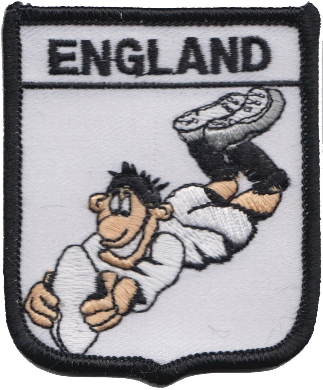 England Rugby Union Player Cartoon Embroidered Patch - Etsy
