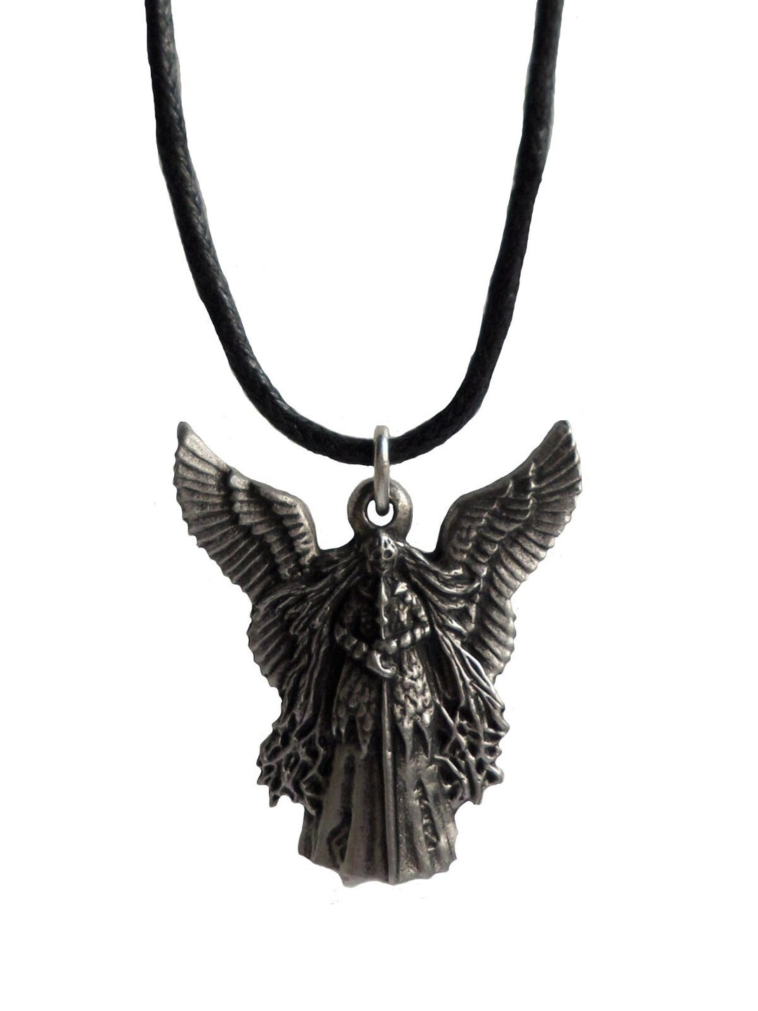 Valkyrie Norse Mythology Pewter Pendant Necklace - Hand Made in the ...