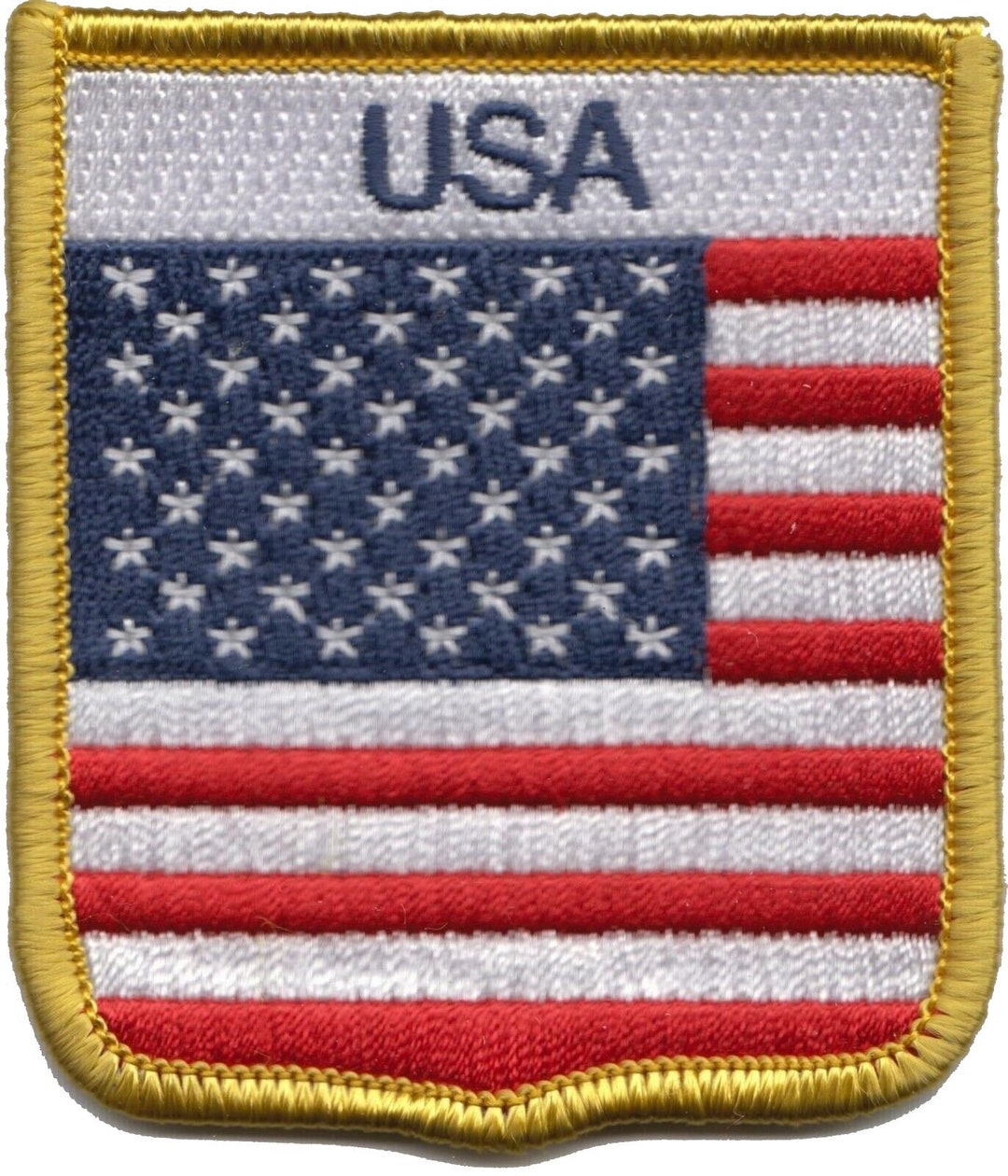 United States of America USA Shield Embroidered Patch - Etsy