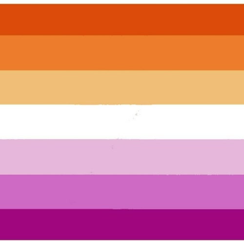 5 Stripe Sunset Lesbian Pride Flag 5ft X 3ft Double Brass Etsy Canada